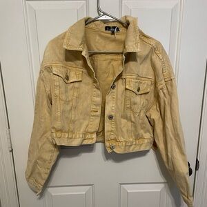 Jackets & Coats | Yellow Denim Jacket | Poshmark